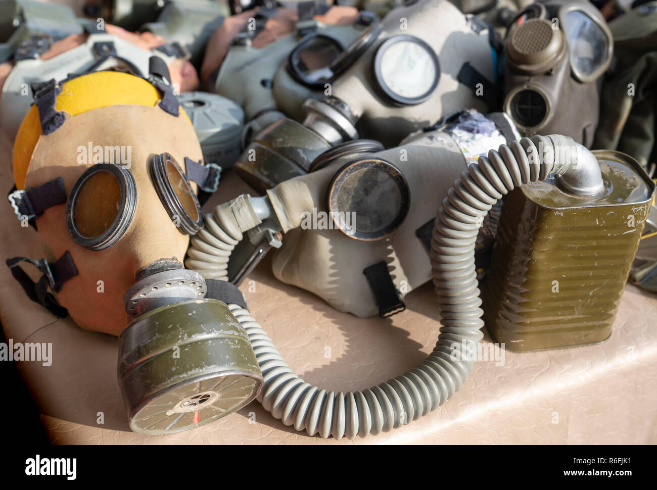 Old gas masks hi-res stock photography and images - Alamy