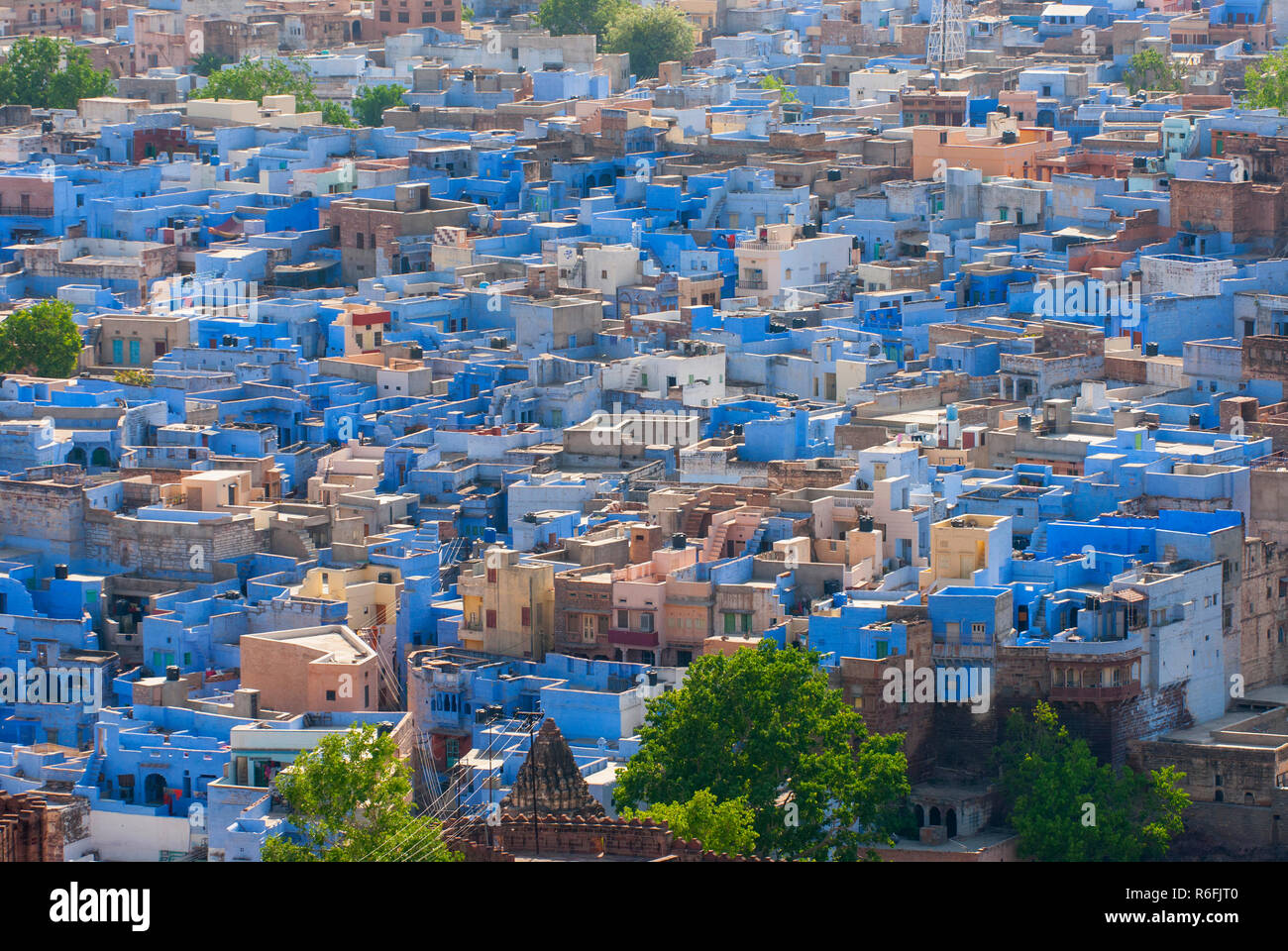 Aerial jodhpur blue city in hi-res stock photography and images - Alamy