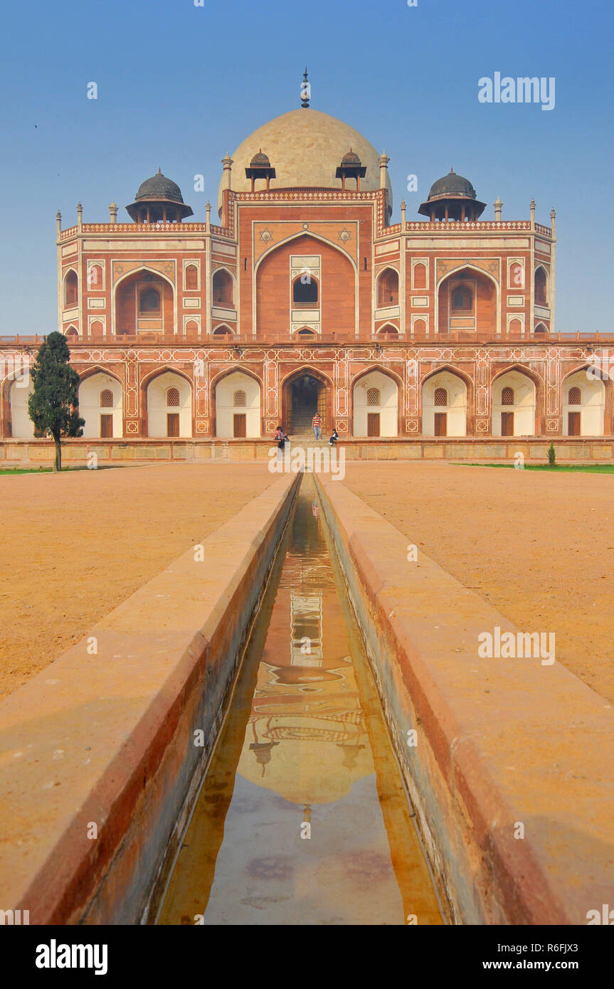 View Of Humayun'S Tomb Stock Photo - Alamy