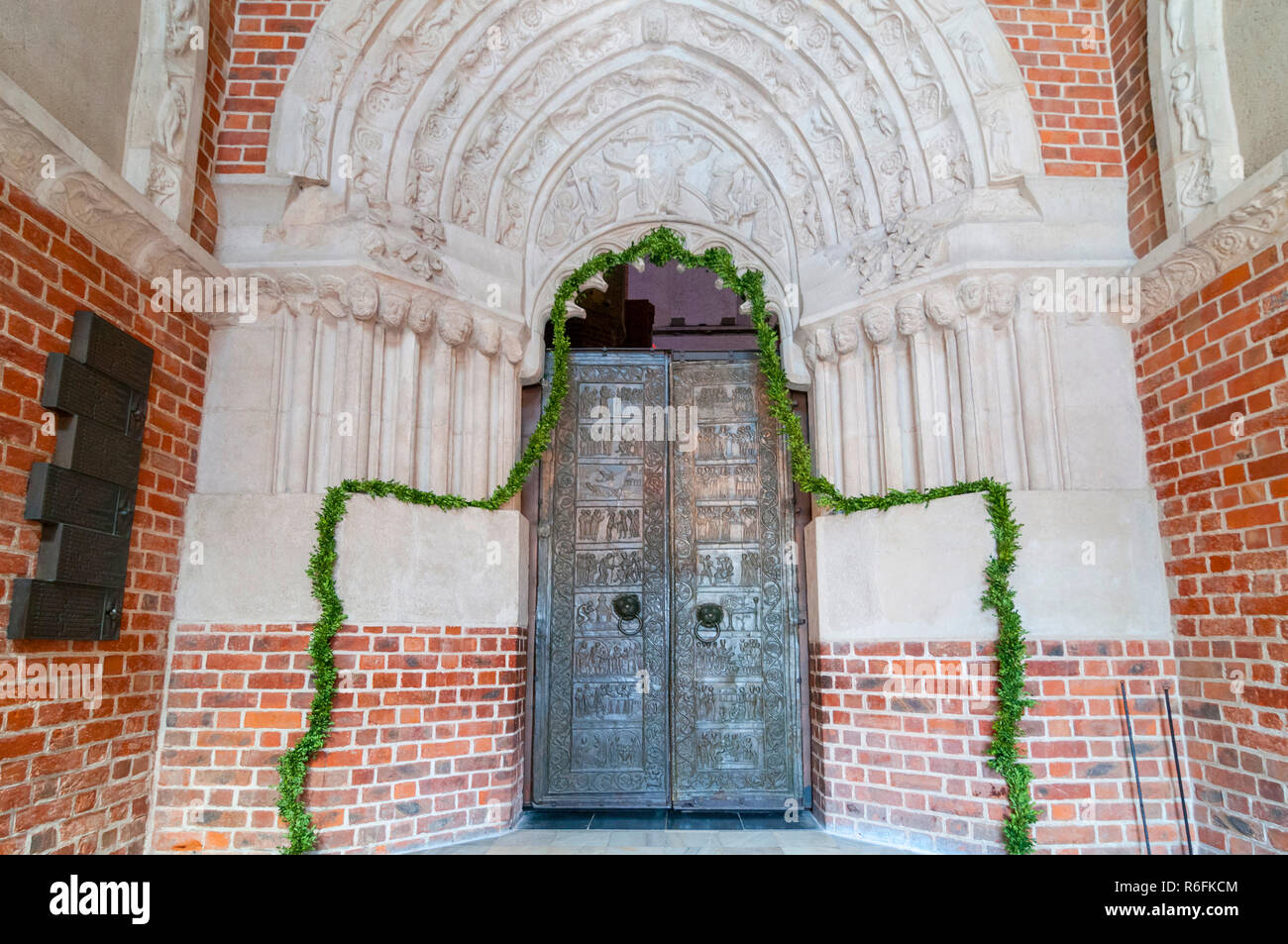 The Pair Of Romanesque Bronze Doors From Around 1175 At Gniezno ...