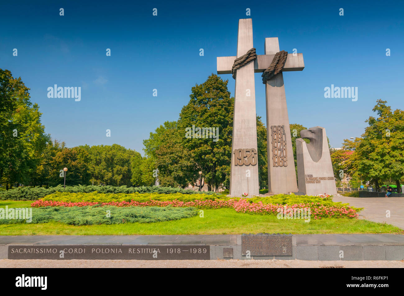 Twin Crosses Of The Monument To The Poznan Uprising Of June 1956 ...