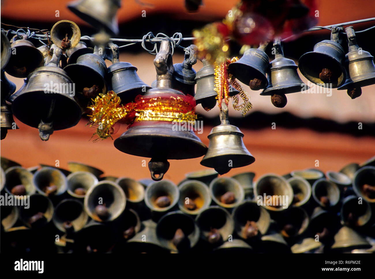 Indian ghanta bells hi-res stock photography and images - Alamy