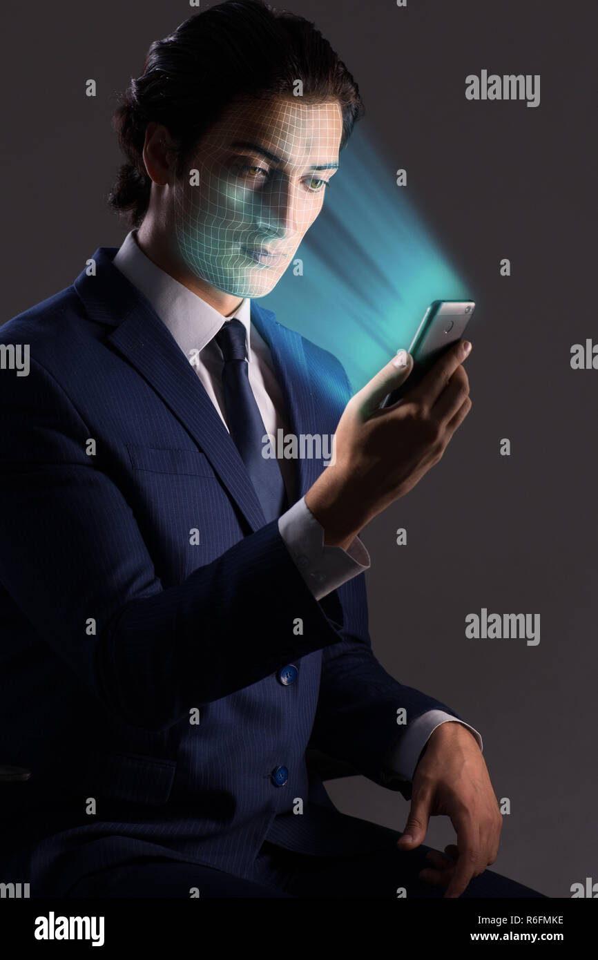 Concept of face recognition software and hardware Stock Photo - Alamy
