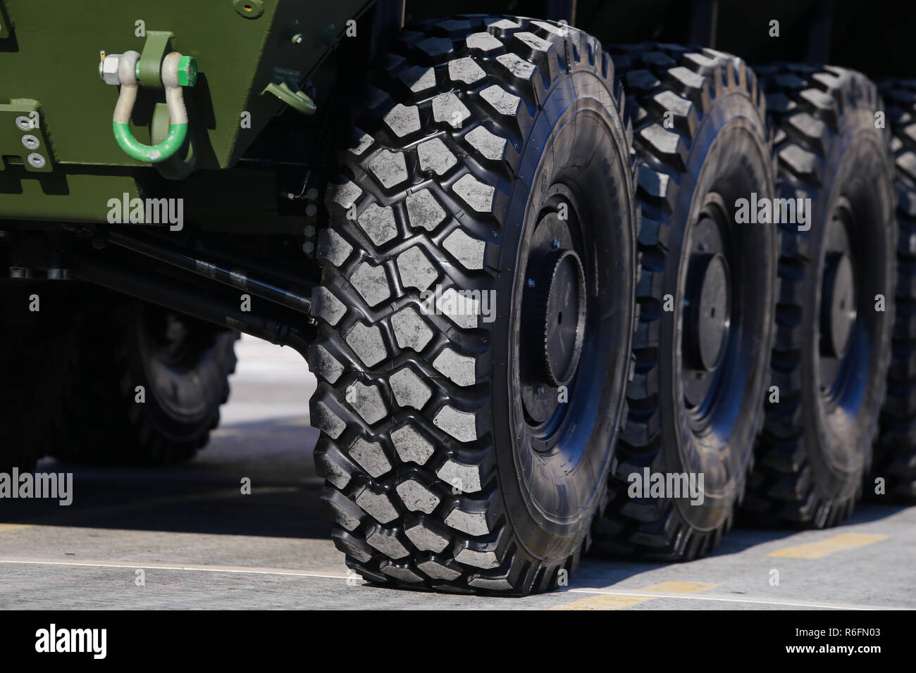 Details with an armored vehicle tracks Stock Photo - Alamy