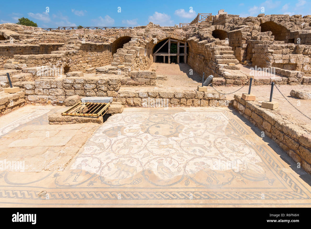Caesarea caesarea maritima roman mosaic hi-res stock photography and ...