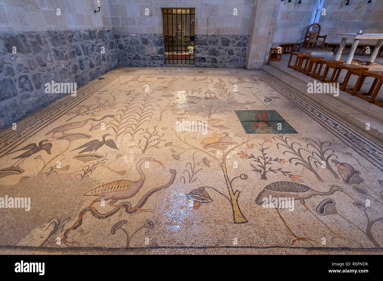 The Mosaic On The Floor Of Multiplication Church, The Place Of ...