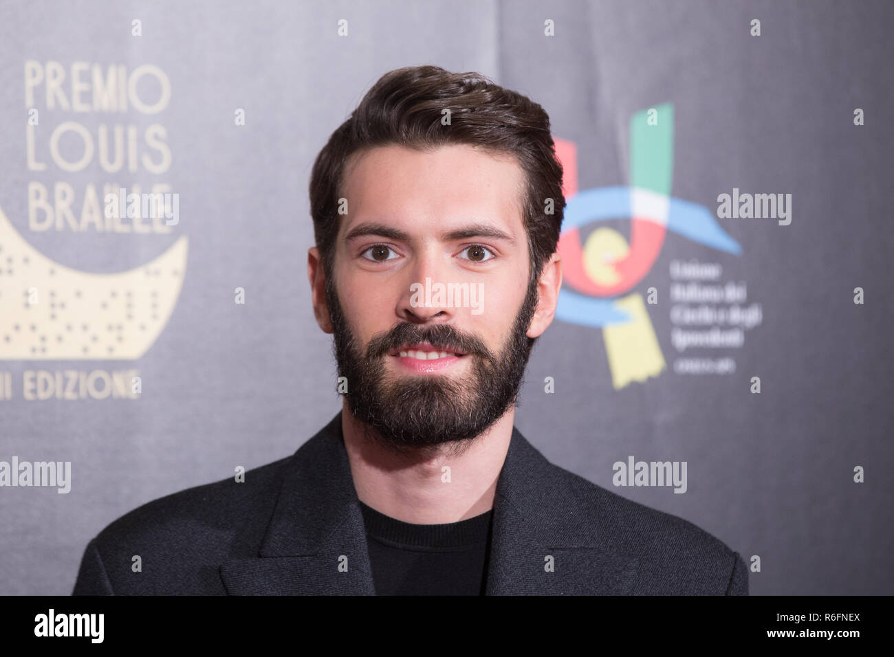 Roma, Italy. 03rd Dec, 2018. Giovanni Caccamo Red carpet of the 23rd ...