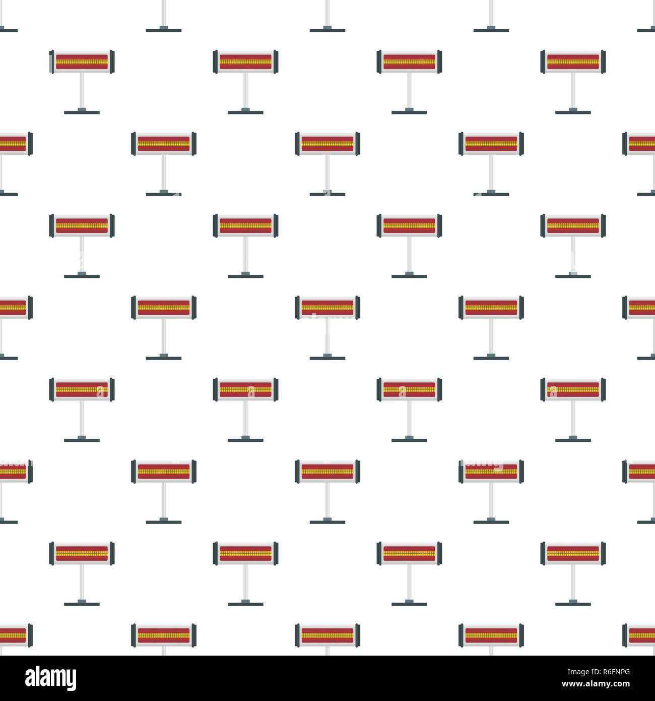 Standing heater pattern seamless vector repeat for any web design Stock ...