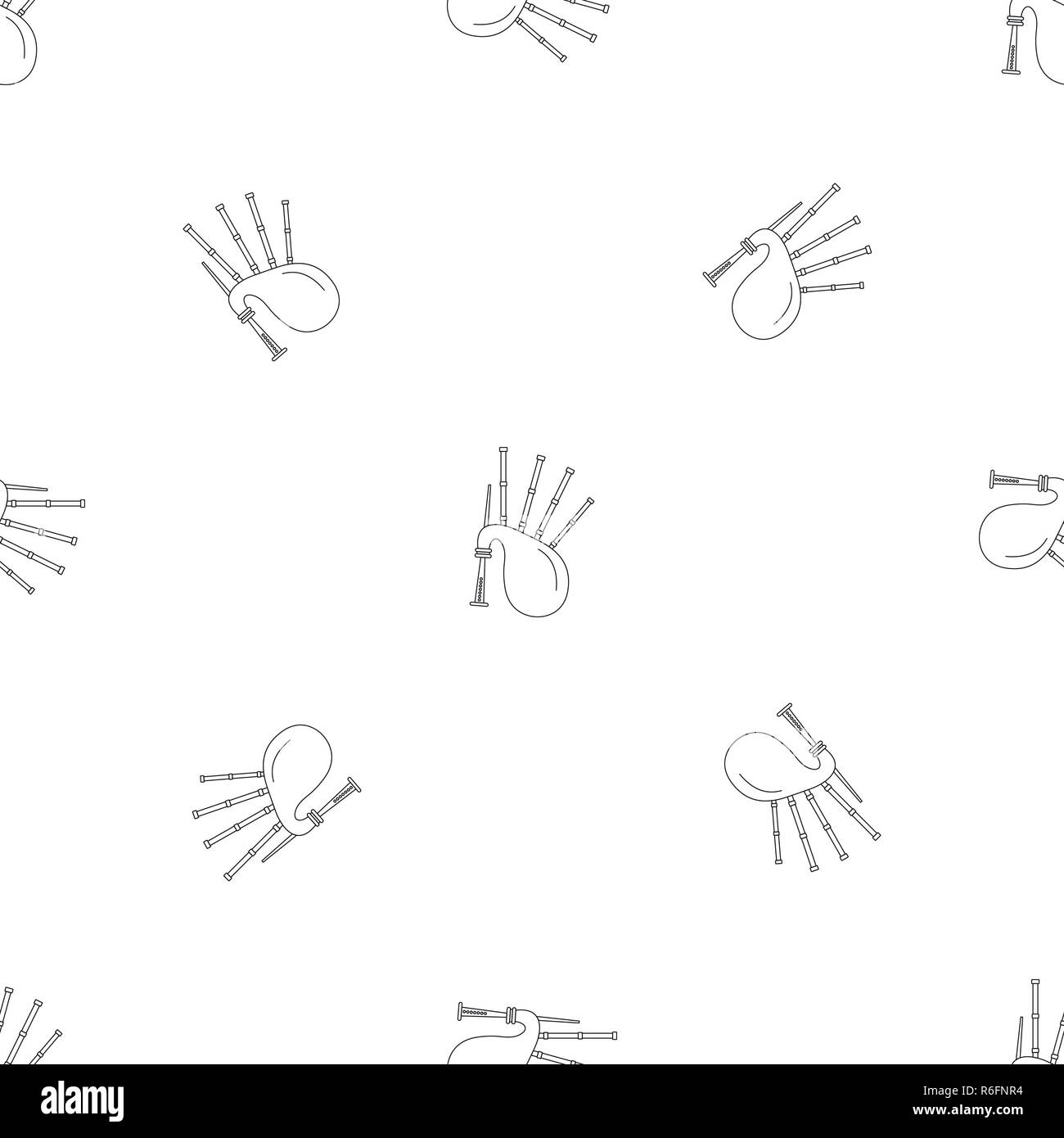 Edinburgh scotland bagpipes Stock Vector Images - Alamy