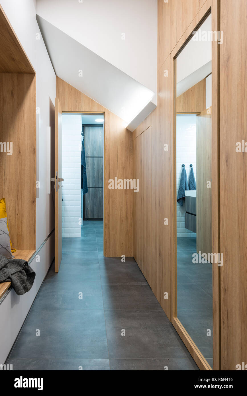 Interior modern house hall hi-res stock photography and images - Alamy