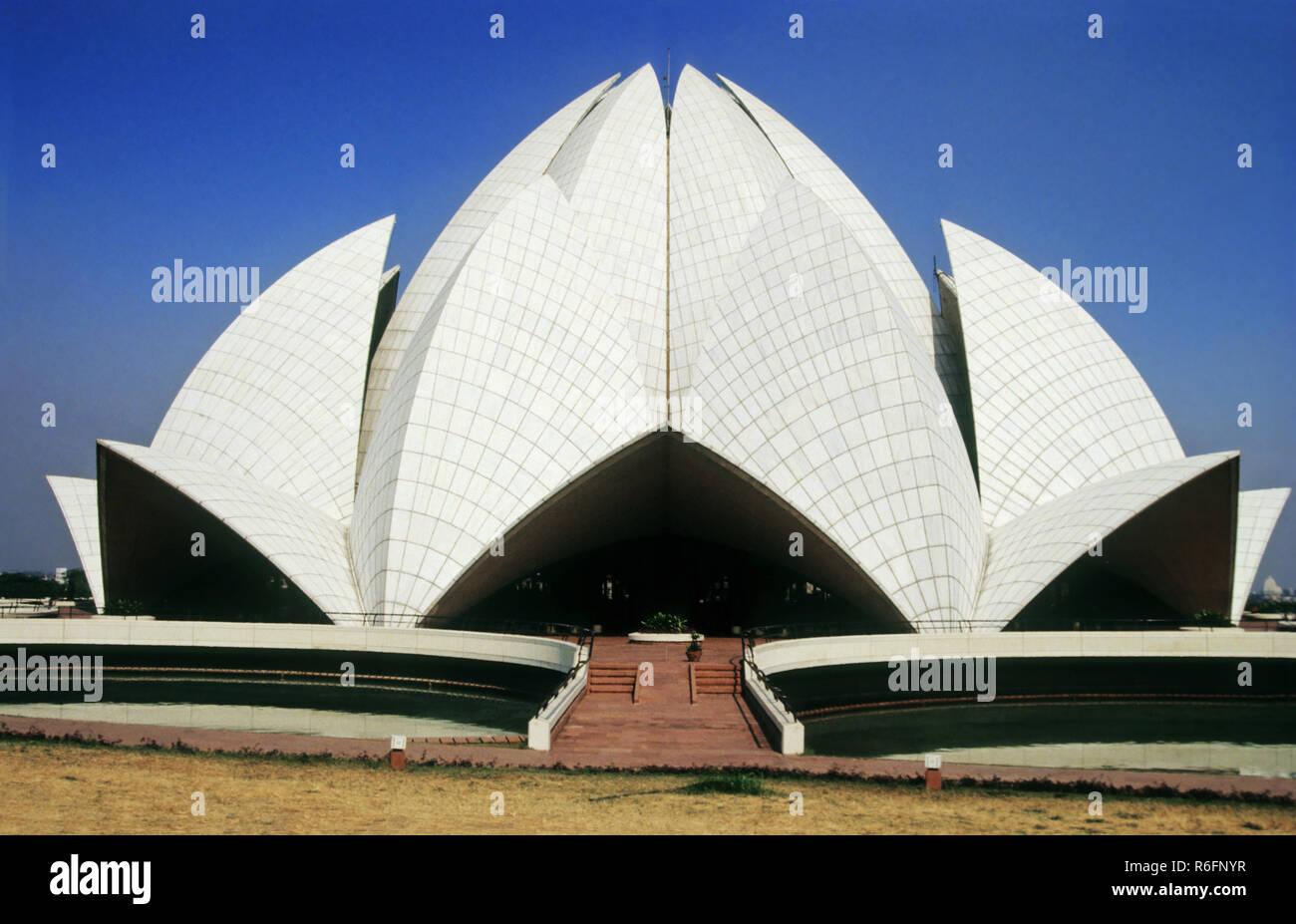 Bahai Temple, Delhi, India Stock Photo - Alamy