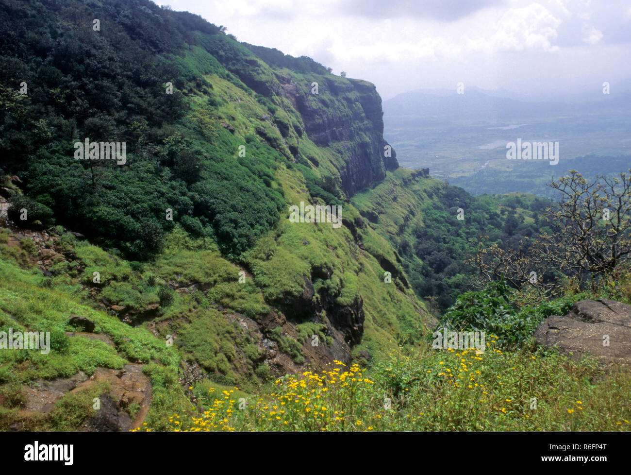 View of western ghats, Maharashtra, India Stock Photo - Alamy