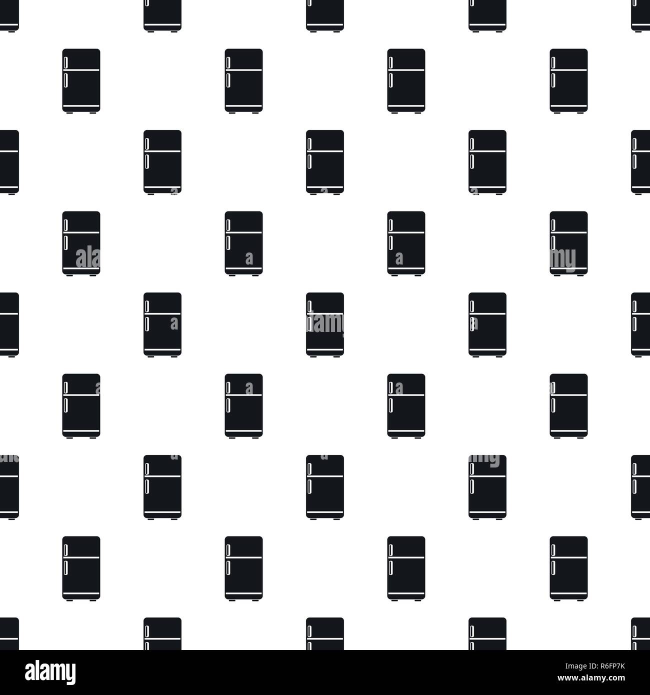 Retro fridge pattern seamless vector repeat geometric for any web ...