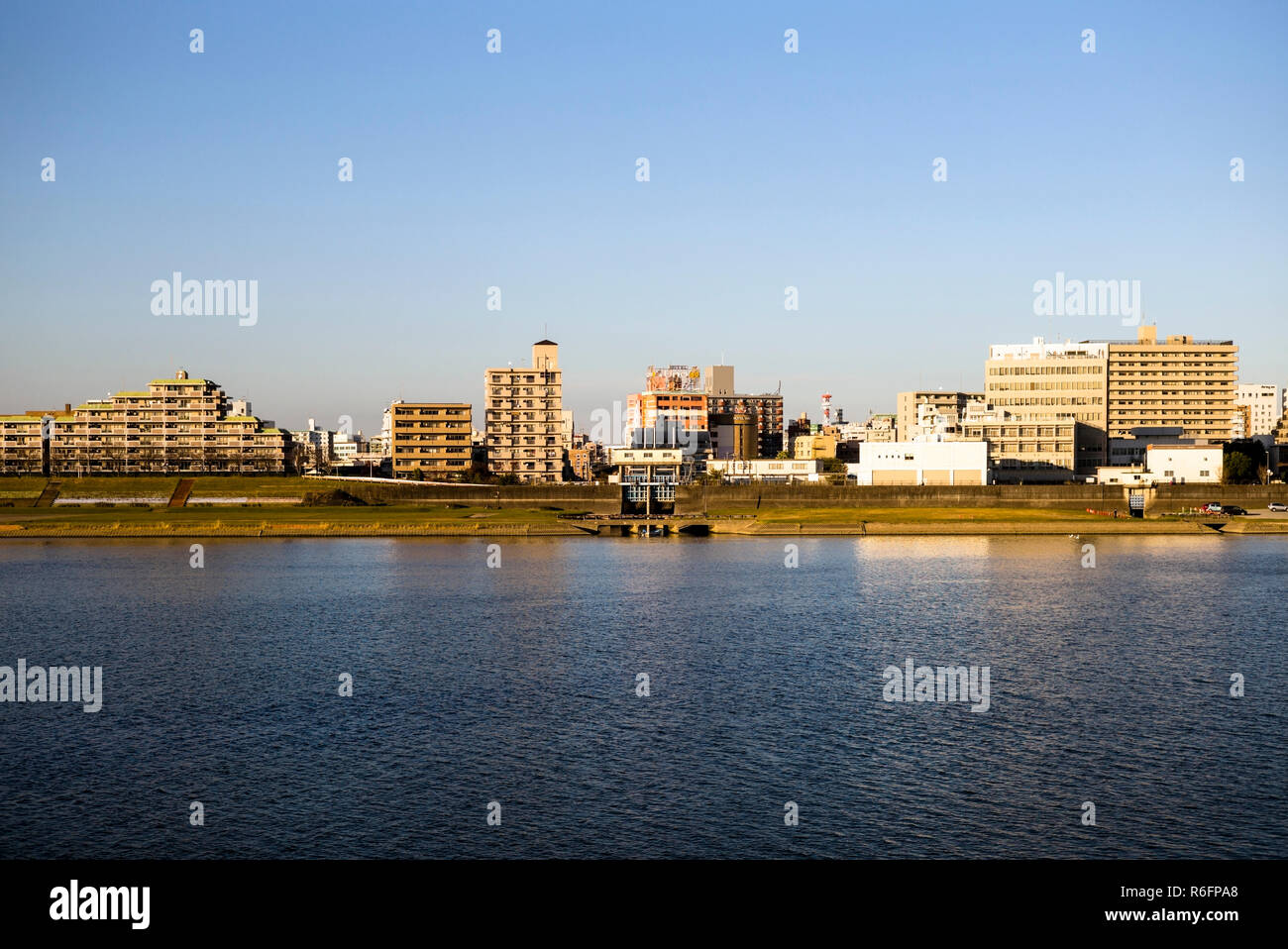 Miyazaki, Kyushu, Japan: Cityscape with Oyodo River Stock Photo - Alamy