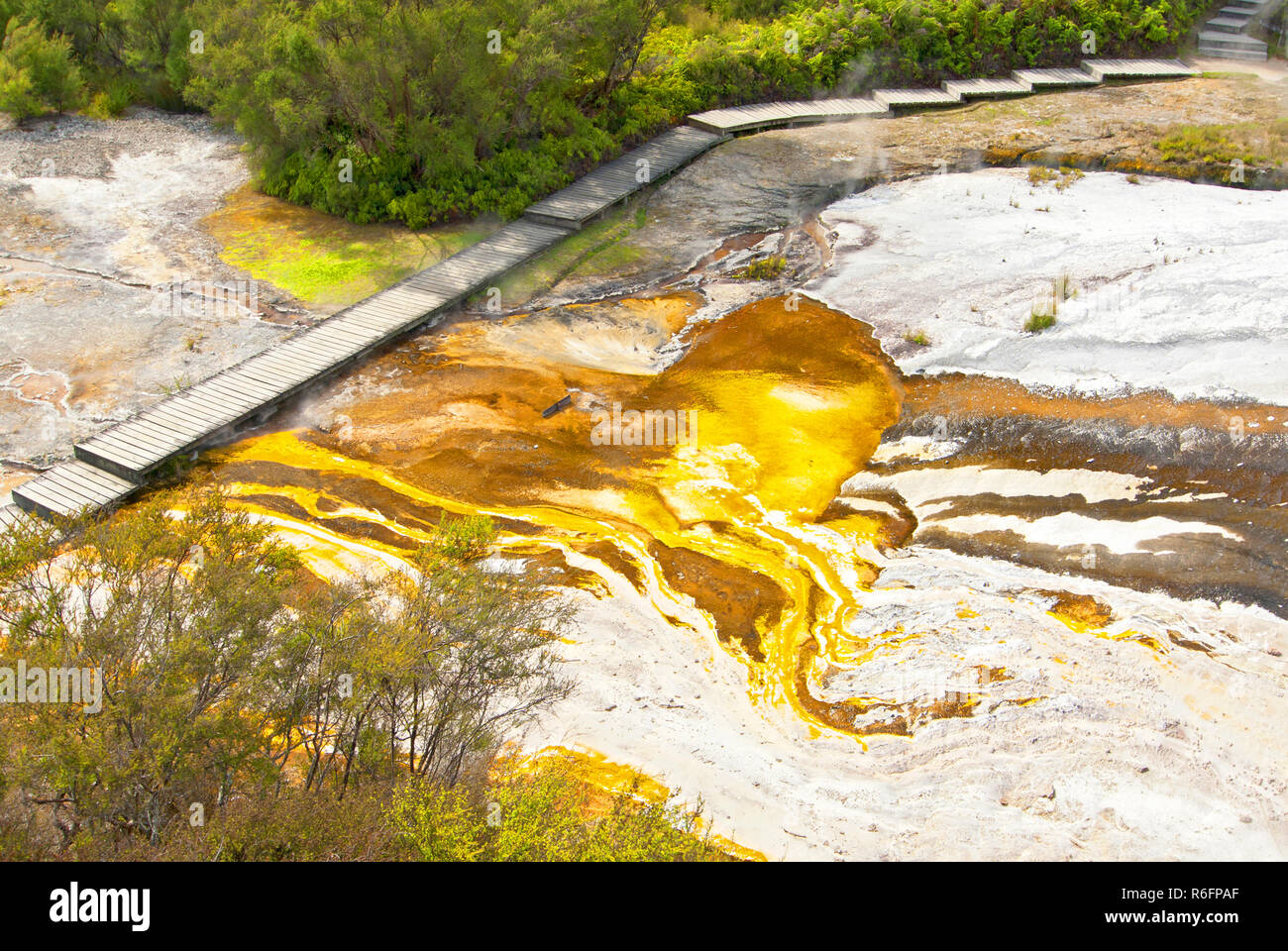 Lime sinter terrace hi-res stock photography and images - Alamy