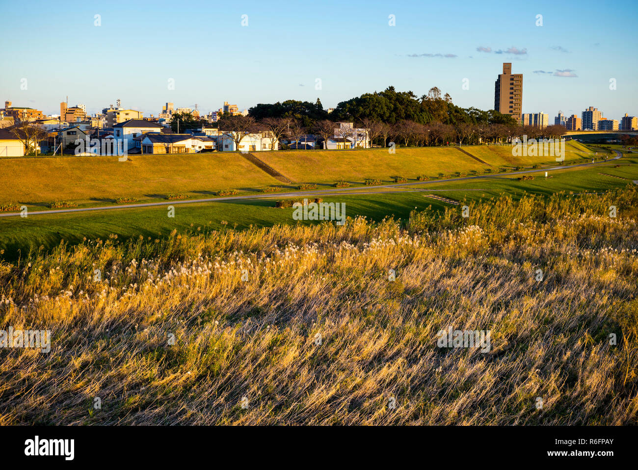 Miyazaki, Kyushu, Japan: Cityscape with Oyodo River Stock Photo - Alamy