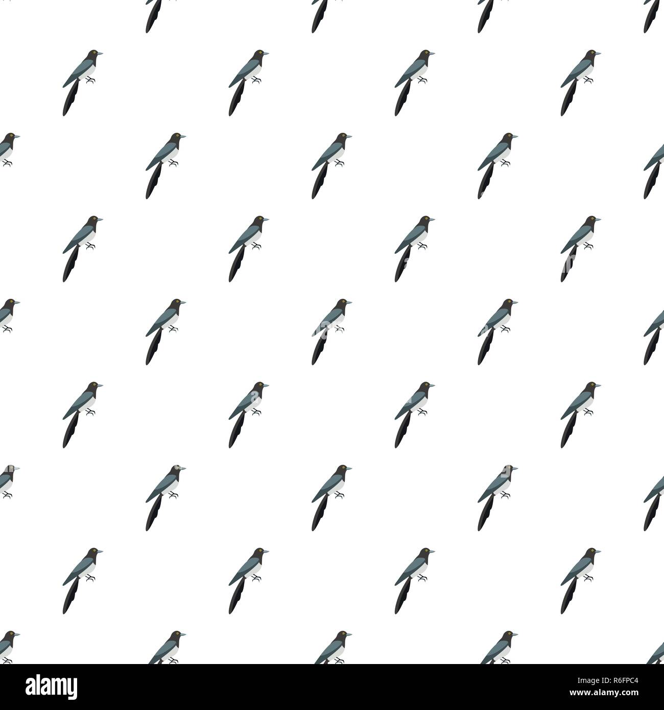 Magpie pattern seamless vector repeat for any web design Stock Vector ...