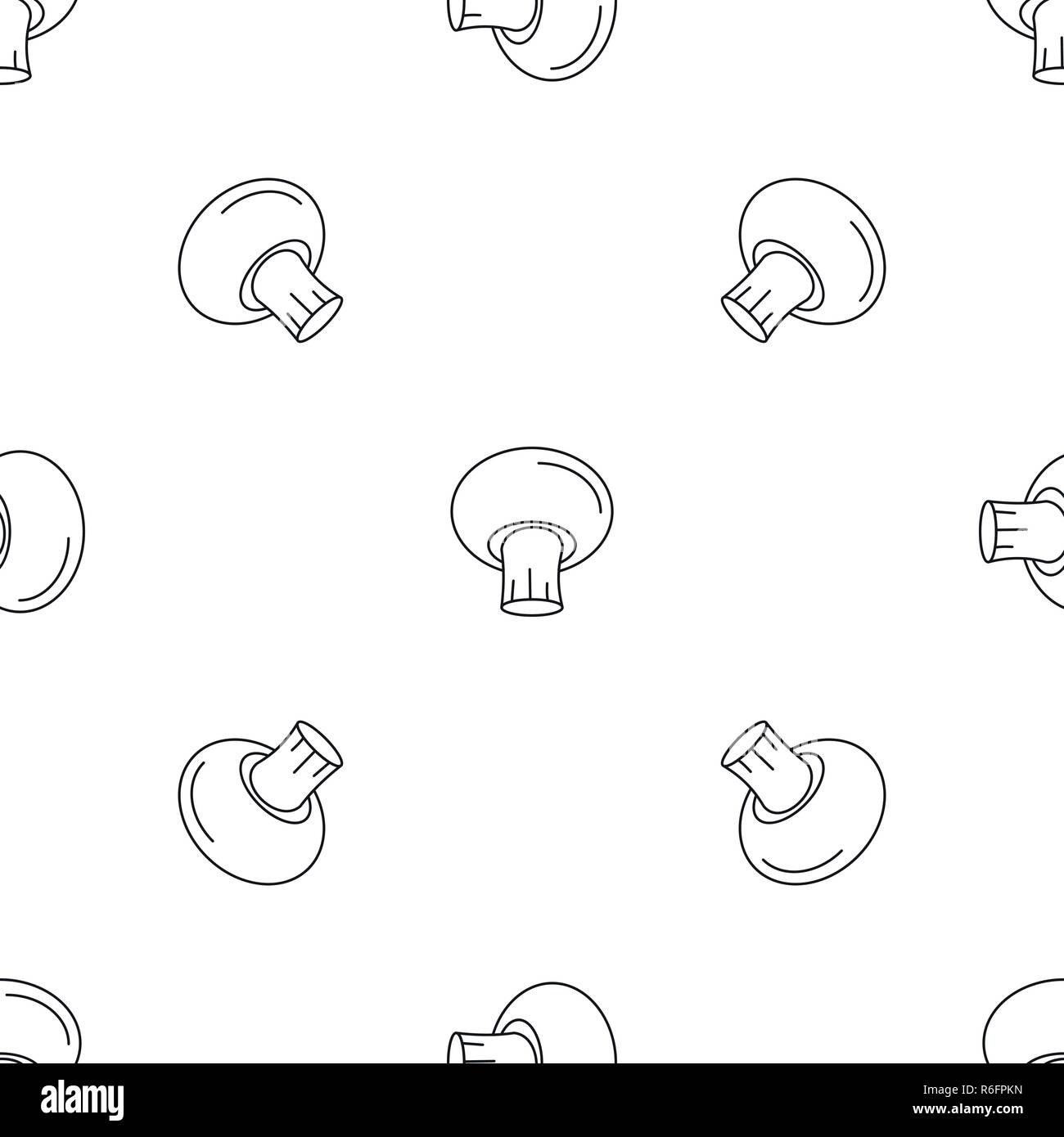 Mushroom icon. Outline illustration of mushroom vector icon for web ...