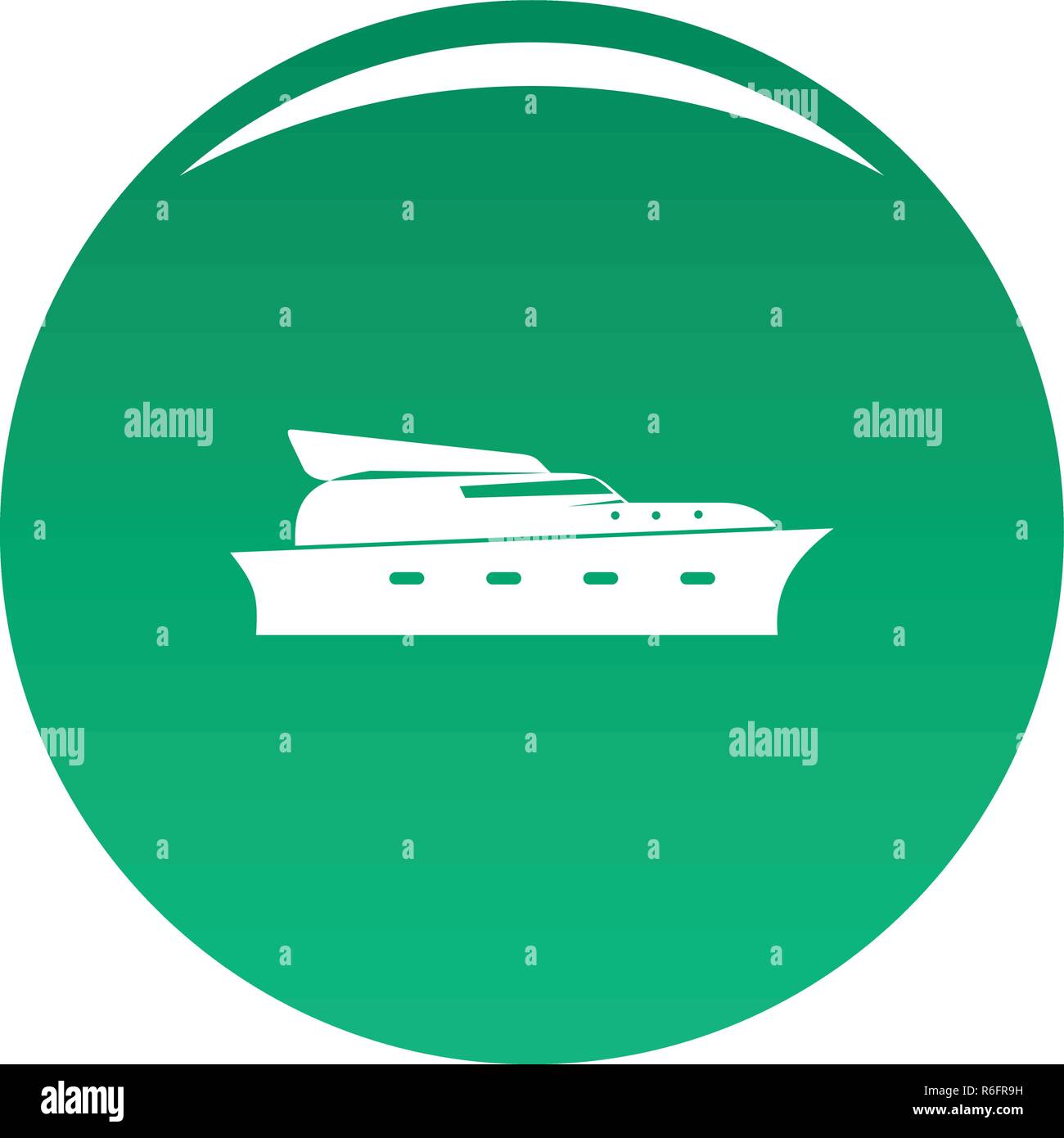 Yacht icon. Simple illustration of yacht vector icon for any design ...