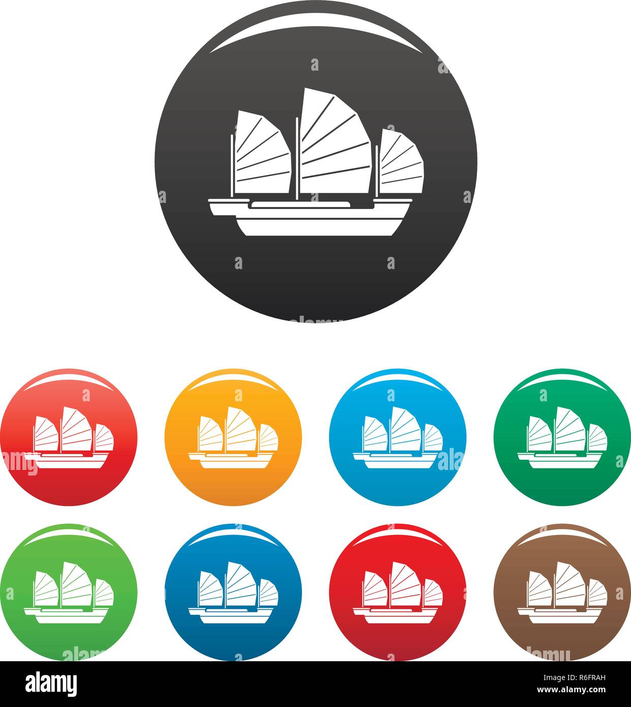 Skyline port cruise ship landmark Stock Vector Images - Alamy