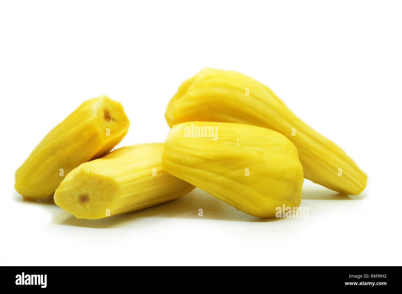 Ripe jackfruit isolated Stock Photo - Alamy