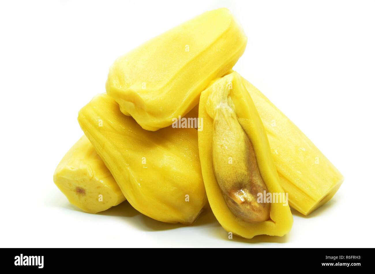 Ripe jackfruit isolated Stock Photo - Alamy