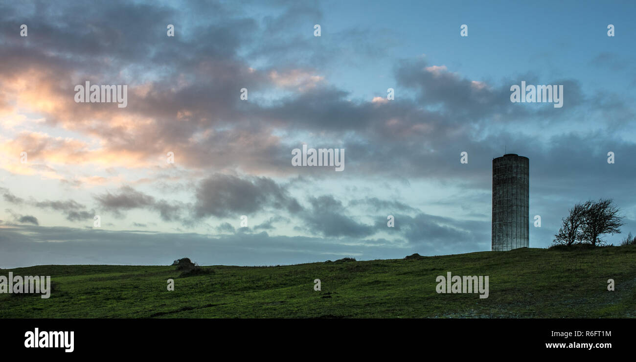 Concrete water storage tower hi-res stock photography and images - Alamy