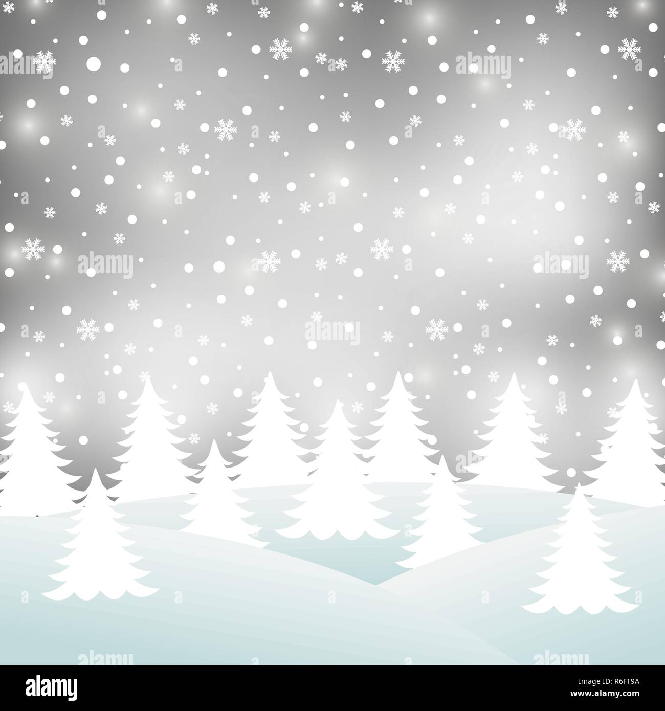 New forest snow Stock Vector Images - Alamy
