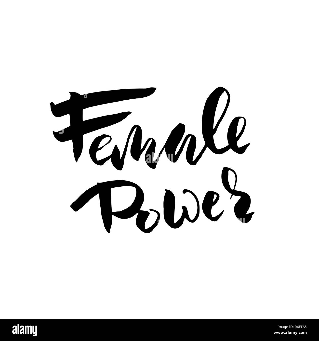 Girl power graffiti Stock Vector Images - Alamy