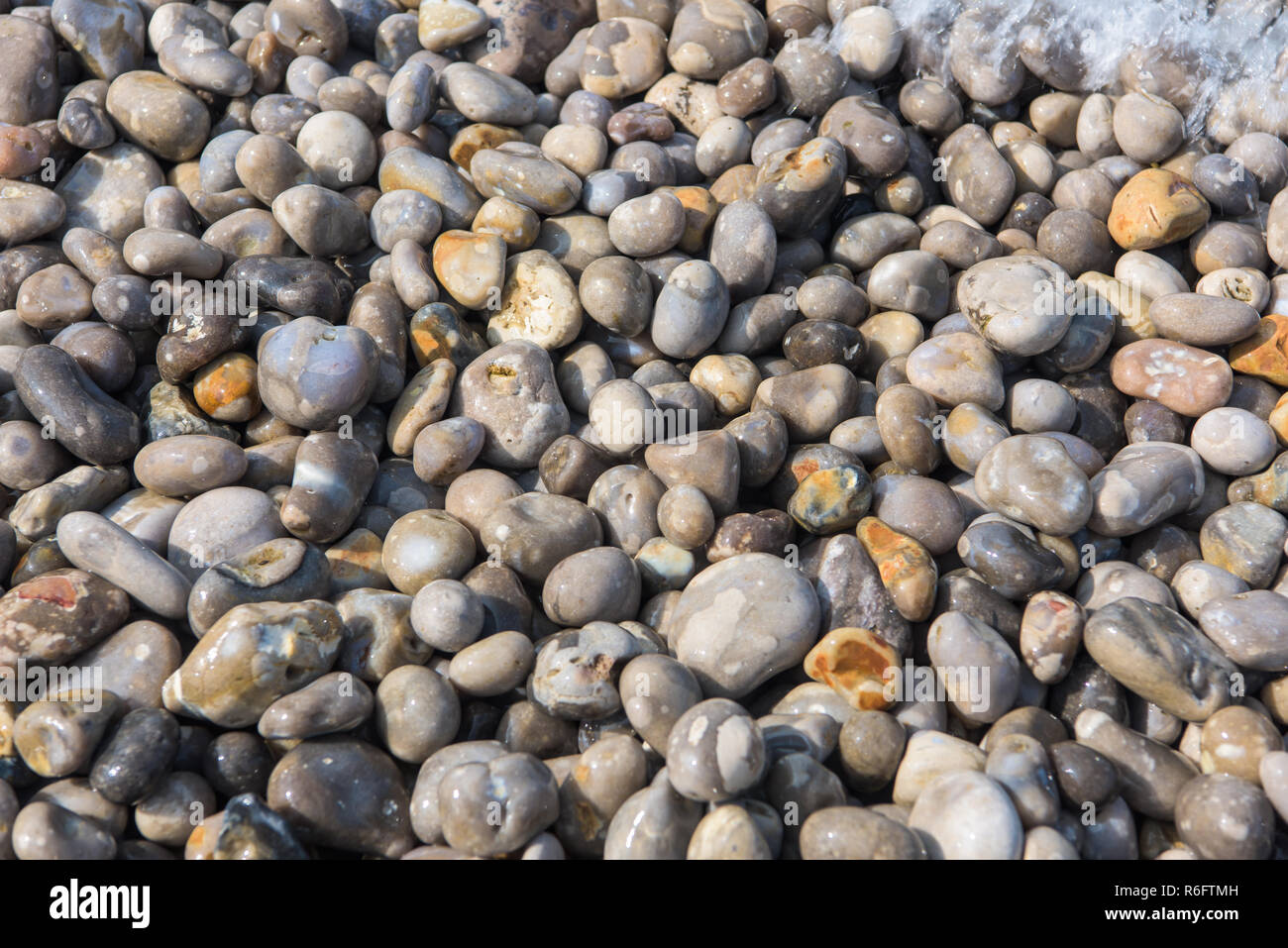 Small stones on beach, pebble stone Stock Photo - Alamy