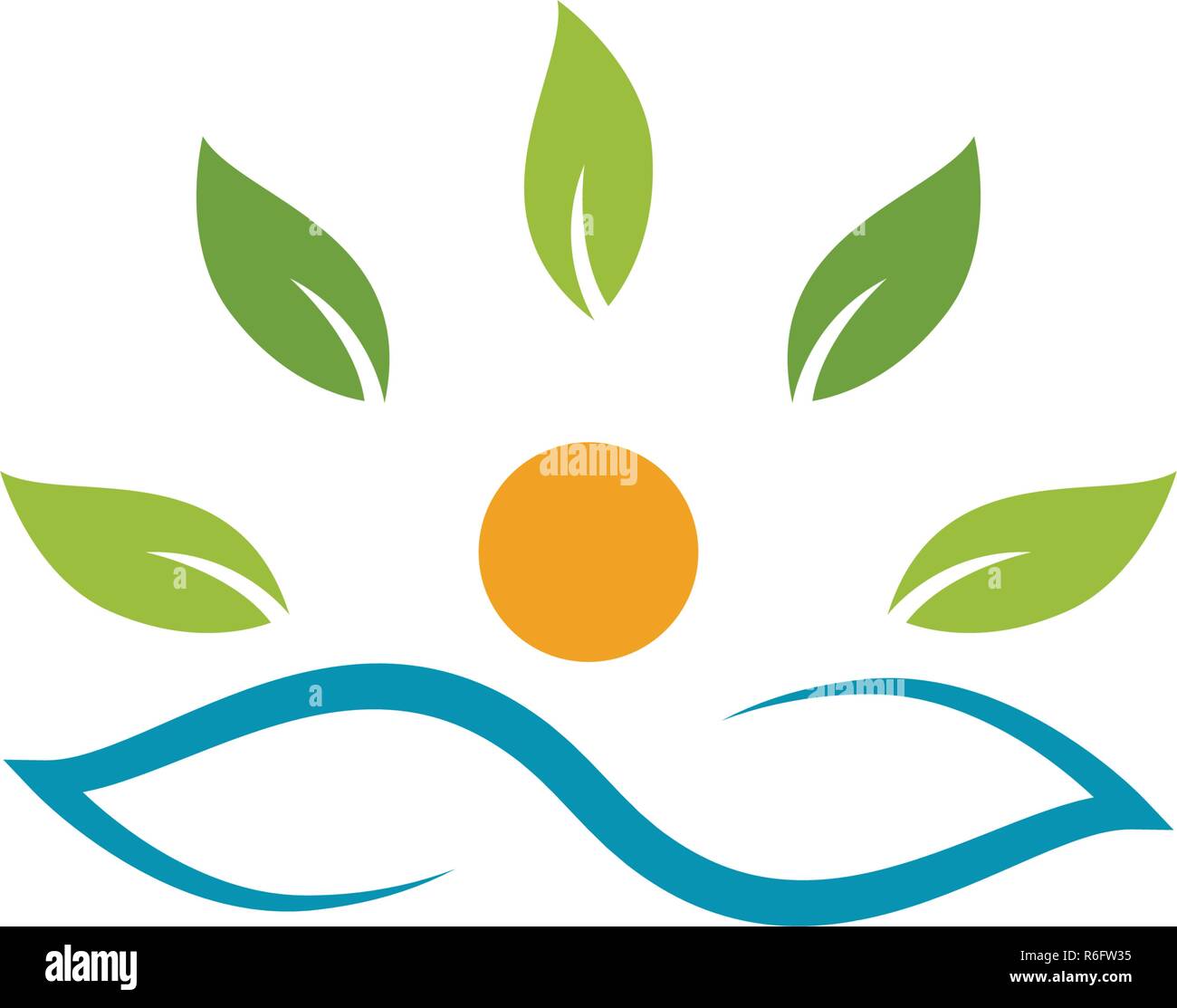 Healthy Logo Template Stock Vector Image & Art - Alamy