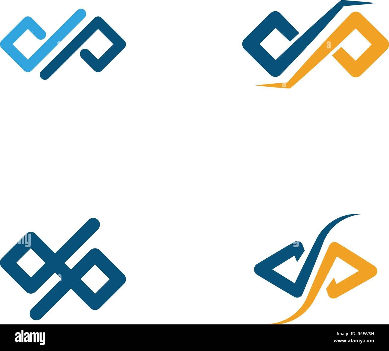 Business corporate abstract unity vector logo design template Stock ...