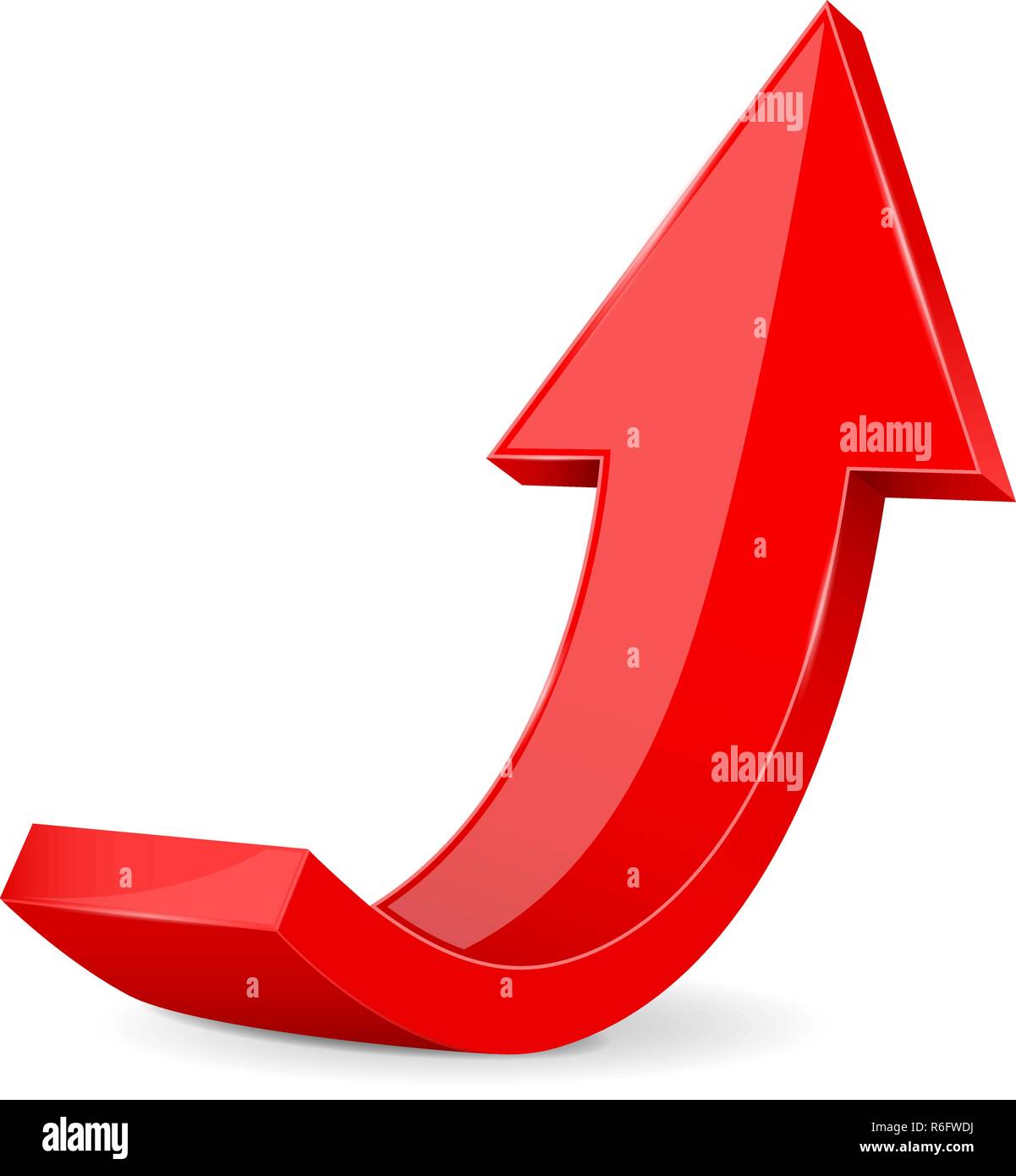 Red Arrow Logo Pointing Up