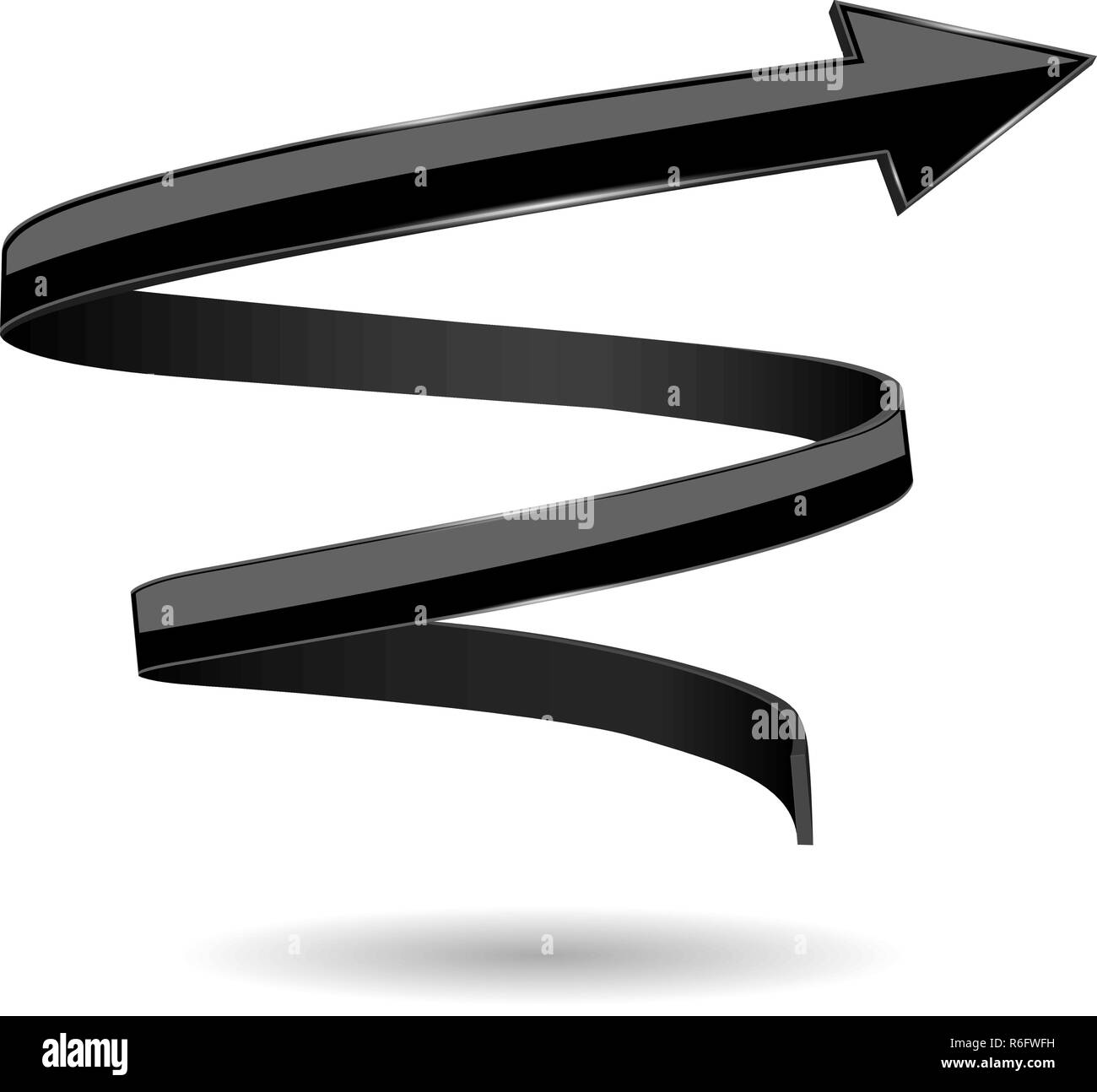 3d arrow Black and White Stock Photos & Images - Alamy