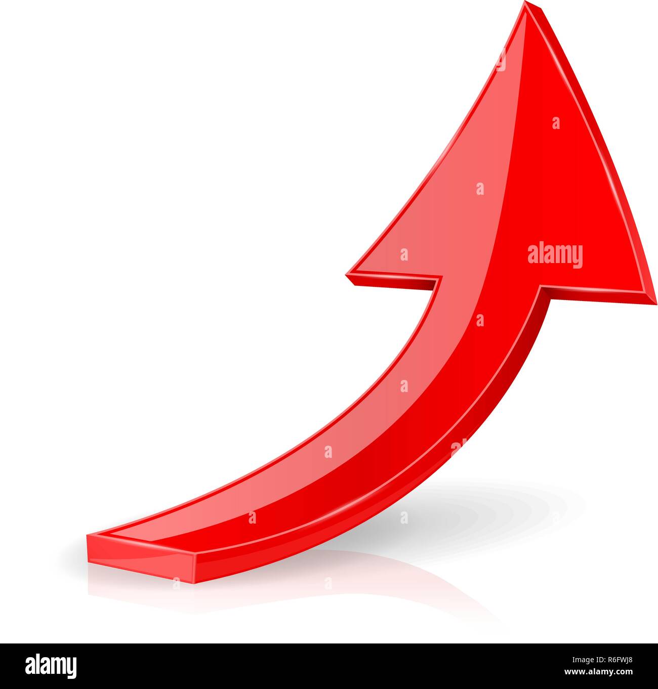 Arrow up icon success Stock Vector Images - Alamy