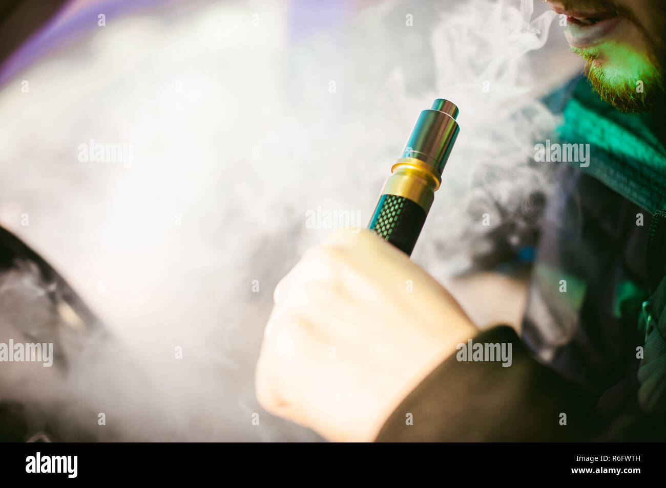 Guy smokes hi-res stock photography and images - Alamy