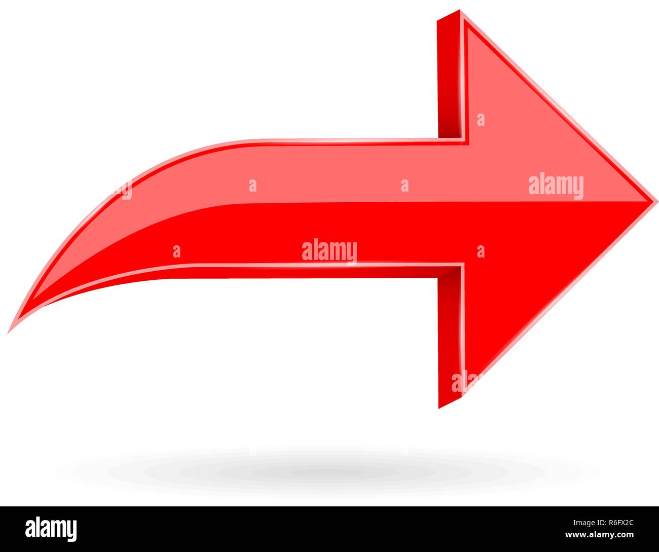 Arrow right red circle web hi-res stock photography and images - Alamy