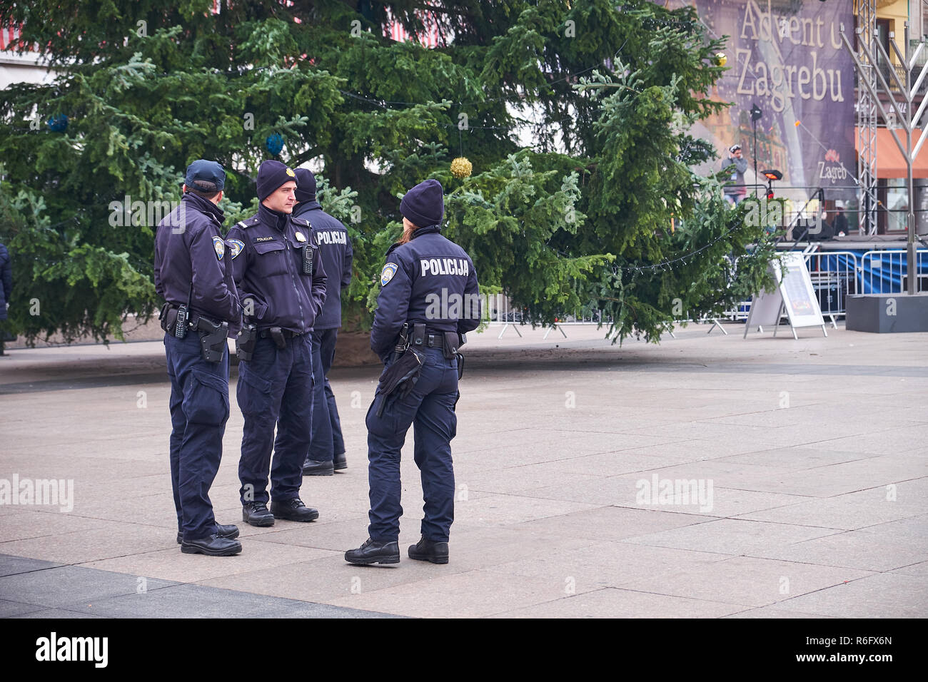 Heavy police presence hi-res stock photography and images - Alamy