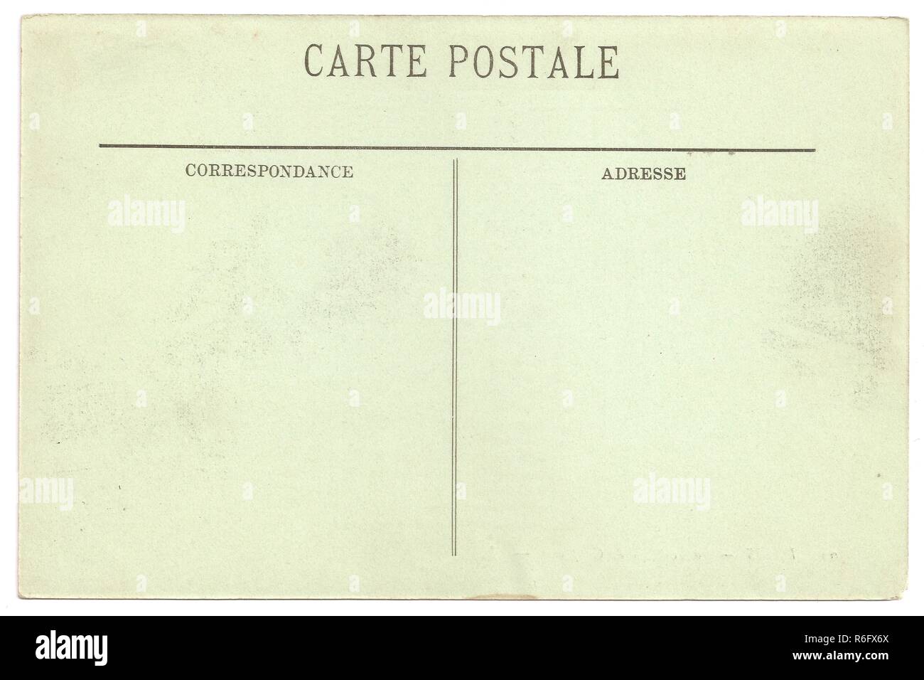Original Antique Back Side POSTCARD with space for Correspondence and ...