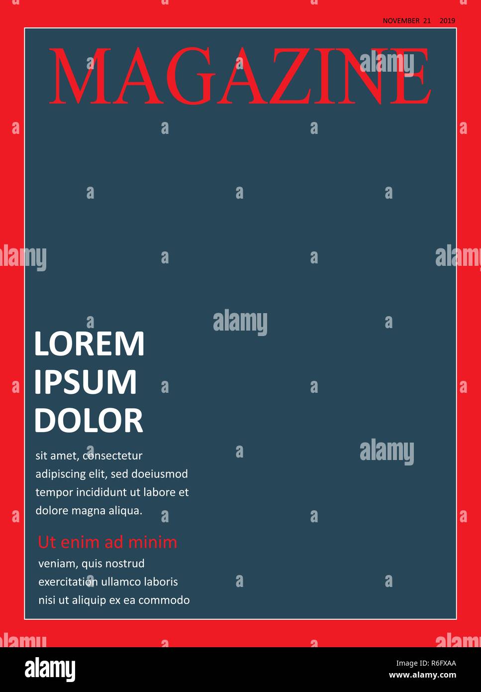 Magazine Index Page Design