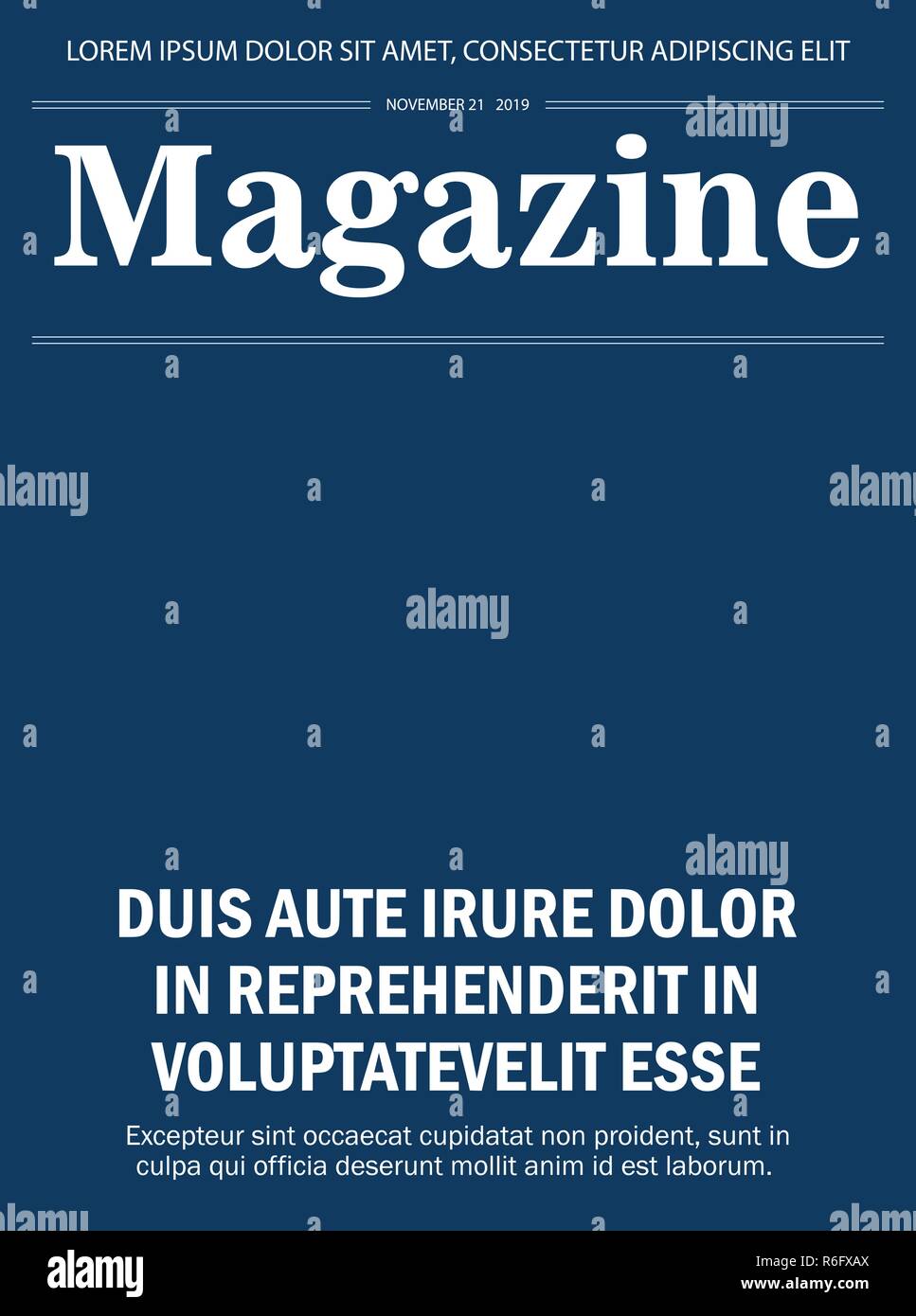 Magazine Front Page High Resolution Stock Photography and Images - Alamy