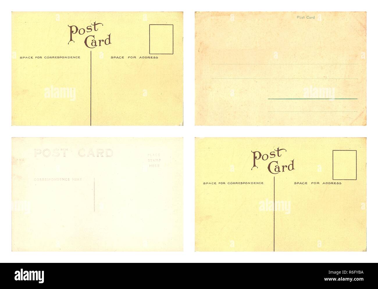 Vintage aged old paper original Cut Out Stock Images & Pictures - Alamy