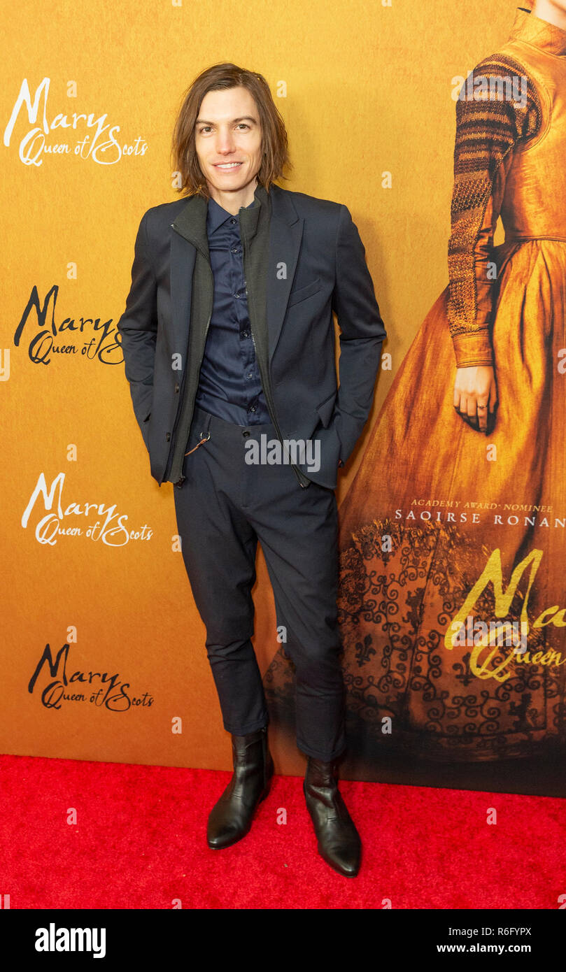 Ian Mellencamp attends the New York premiere of 'Mary Queen Of Scots ...