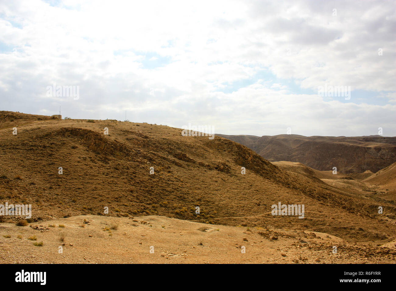 Landscape of the Negev desert in Israel Stock Photo - Alamy