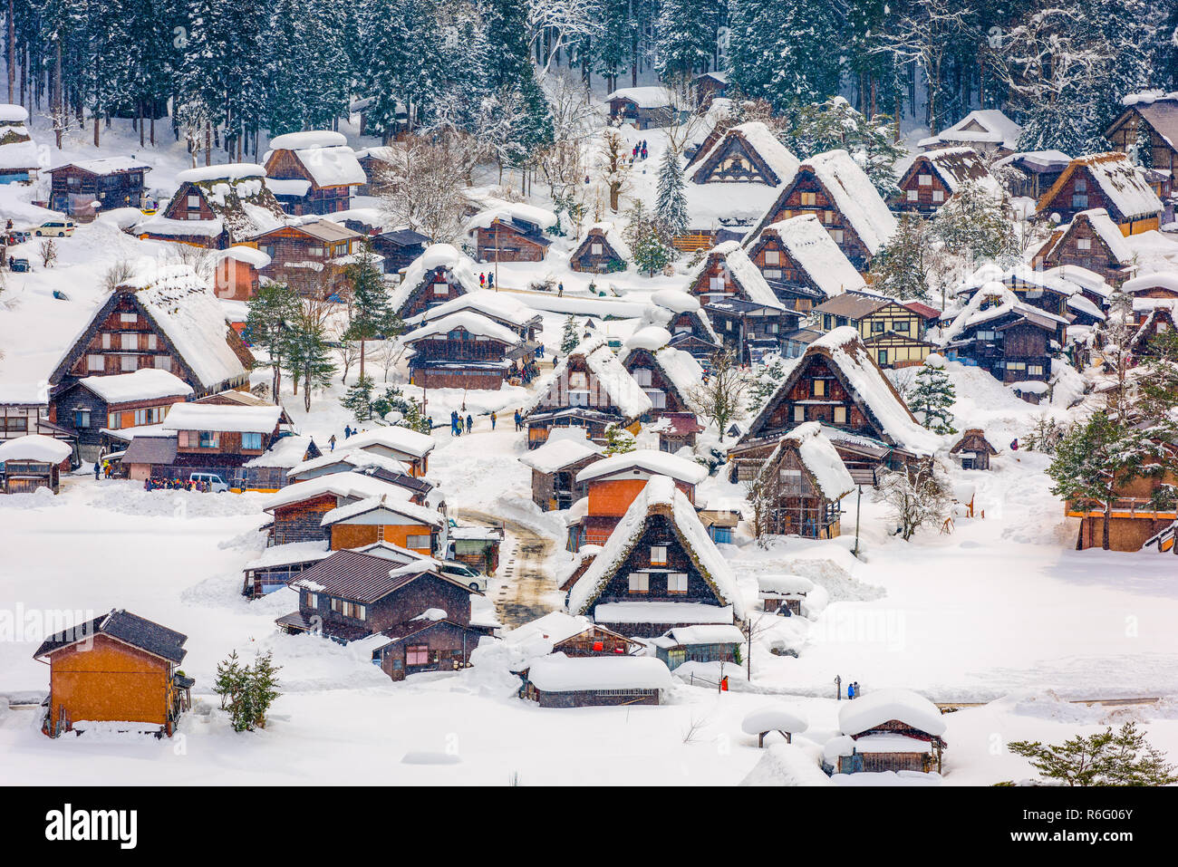 Shirakawago farm hi-res stock photography and images - Alamy
