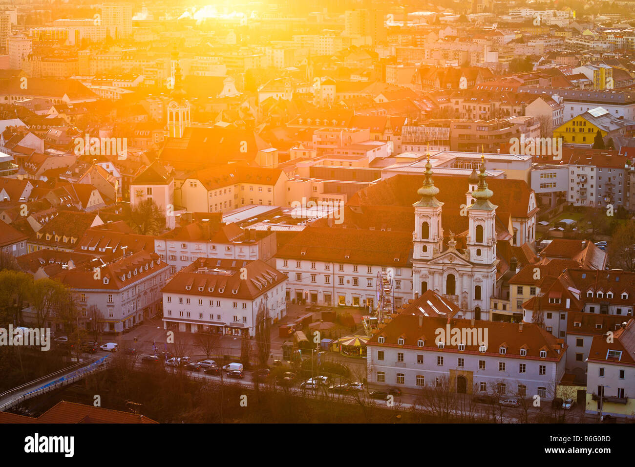 Rooftops graz city center hi-res stock photography and images - Alamy