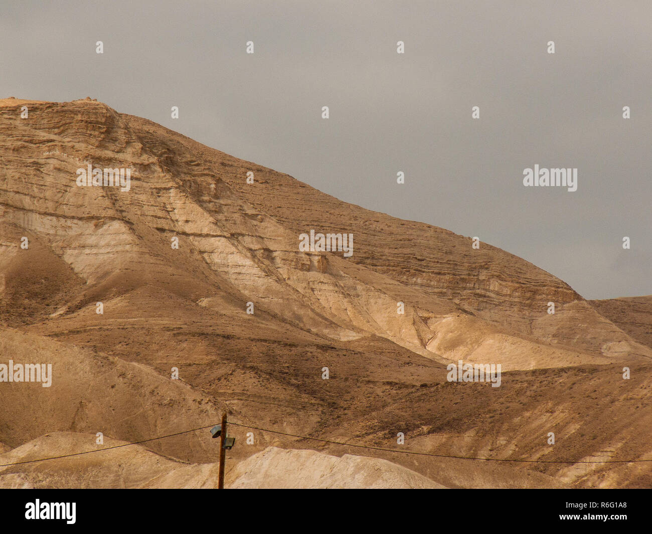 Landscape of the Negev desert in Israel Stock Photo - Alamy