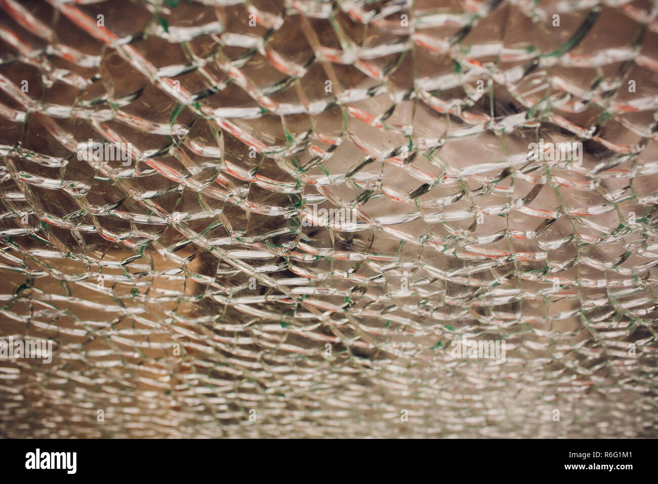 broken glass by street at dusk Stock Photo - Alamy