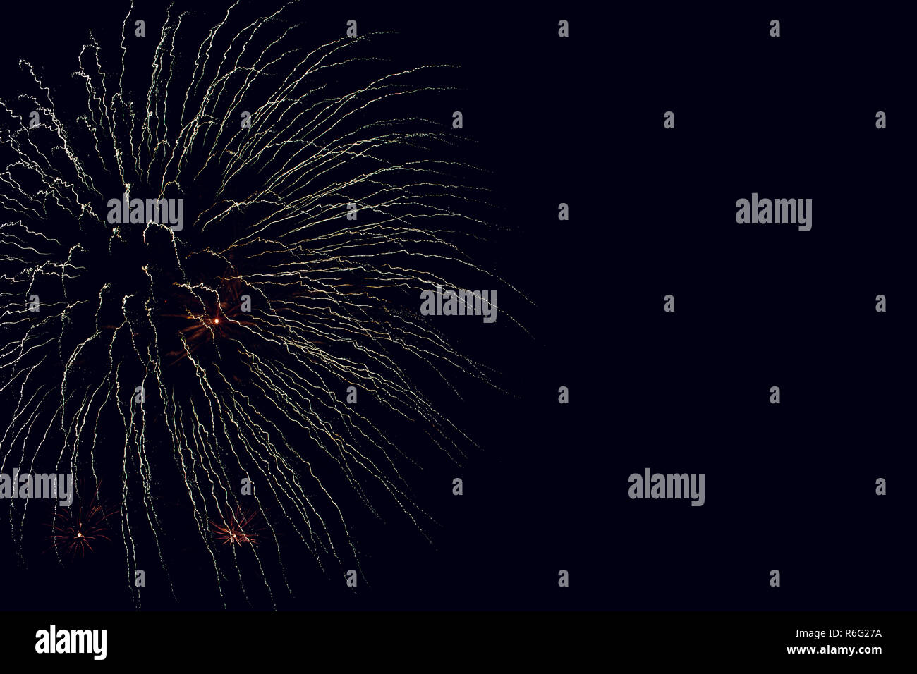 Abstract colored firework background with free space for text Stock ...