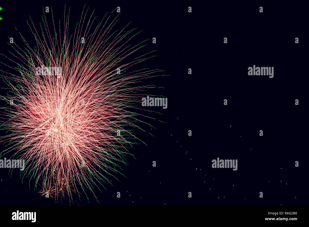 Abstract colored firework background with free space for text Stock ...